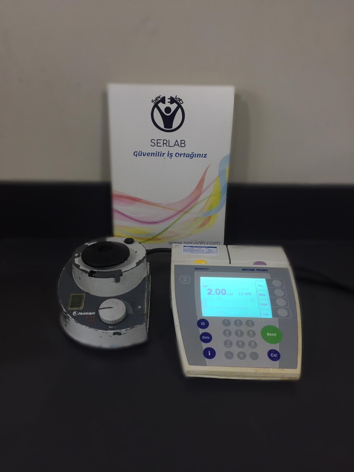 Mettler toledo PH meter & vortex mixer - Serlab Servis Laboratuvar Sistemleri